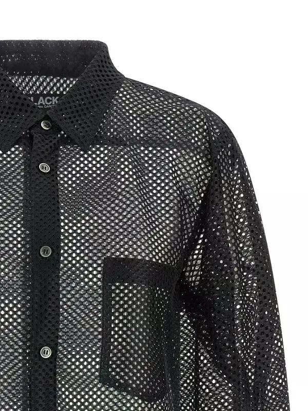 Comme Des Garçons Mesh Long Shirt