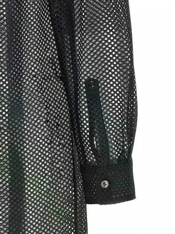 Comme Des Garçons Mesh Long Shirt