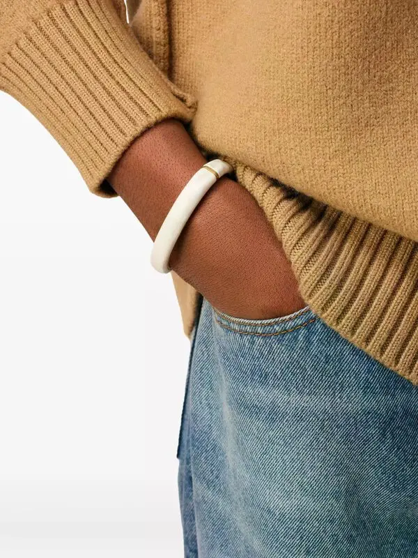 AMI Paris Hammered Lacquered Bracelet