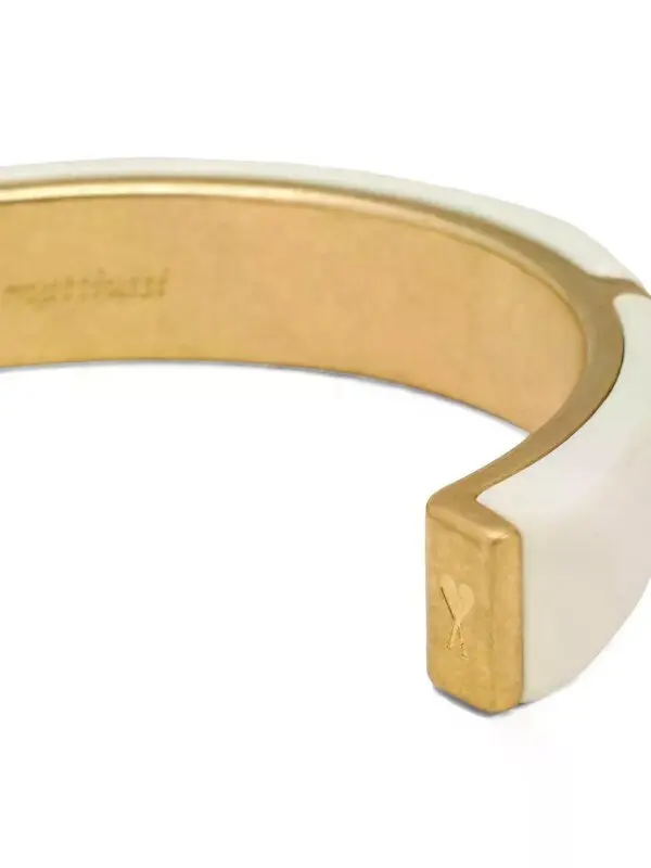 AMI Paris Hammered Lacquered Bracelet