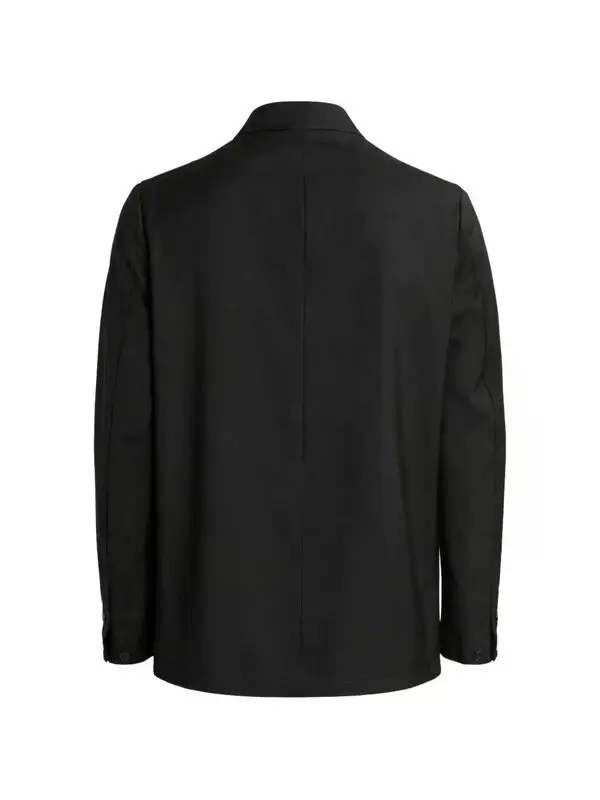 Barena Venezia Button-up Patch-pocket Overshirt - Black