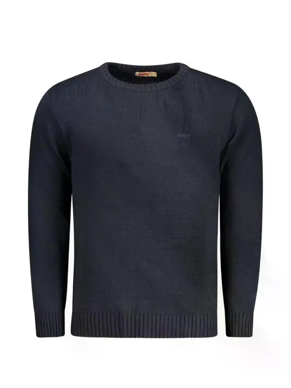 RIFLE Embroidered Logo Fine-knit Sweater