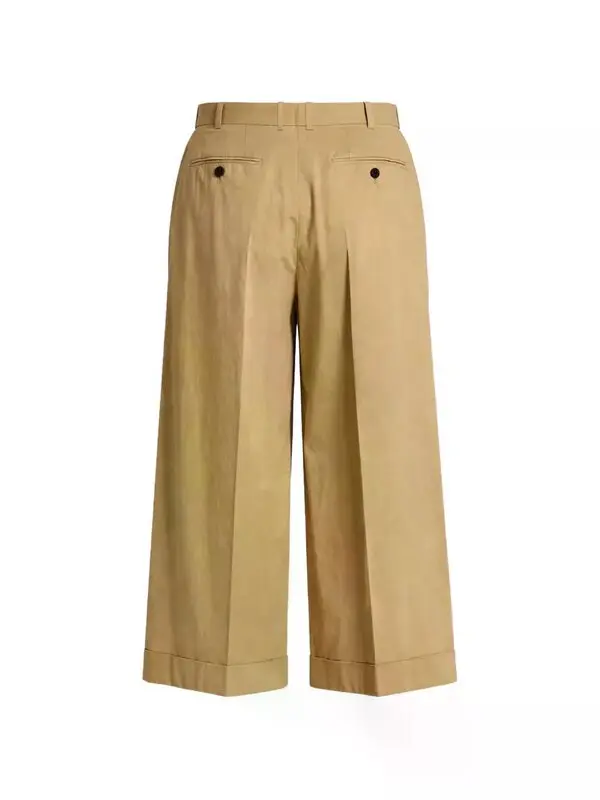 THE ROW Lior Pleated Trousers - Neutrals