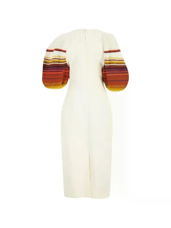 Gabriela Hearst Nomo Textured Linen Dress - Neutrals