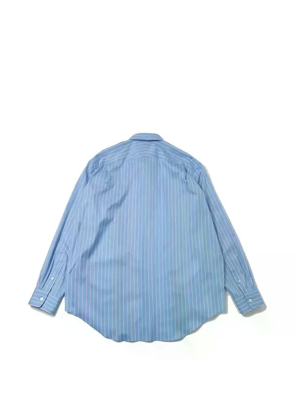 Auralee Striped Wool Shirt