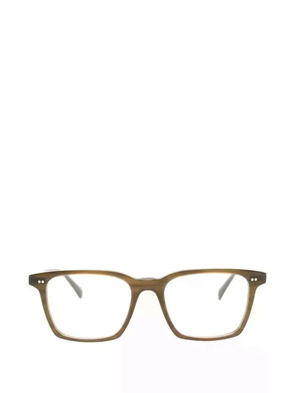 Oliver Spencer Maslow Square-frame Glasses - Brown