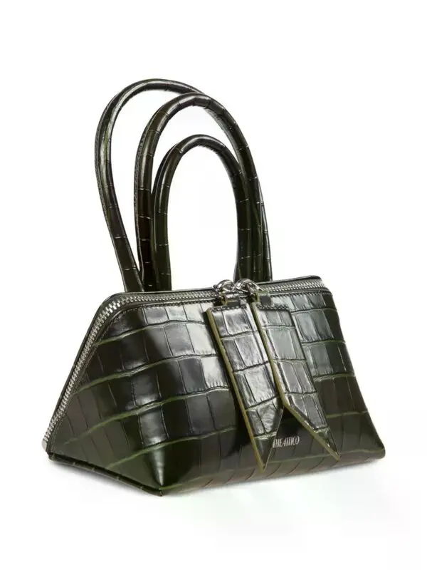 Attico Mini Crocodile-effect Handbag