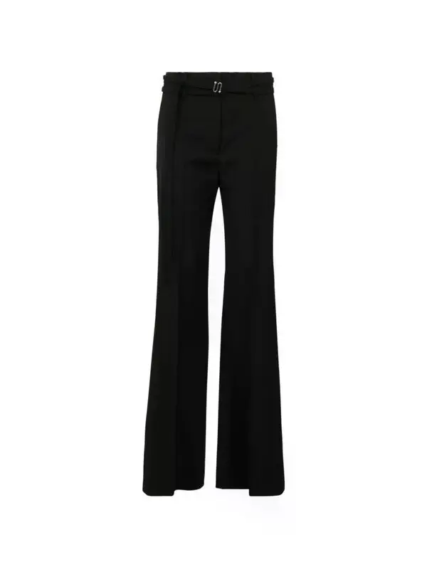 Sportmax Belted Flared Trousers