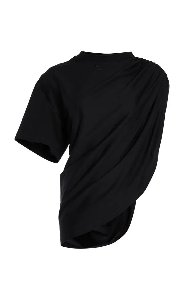 COURREGES Twisted Cotton Top