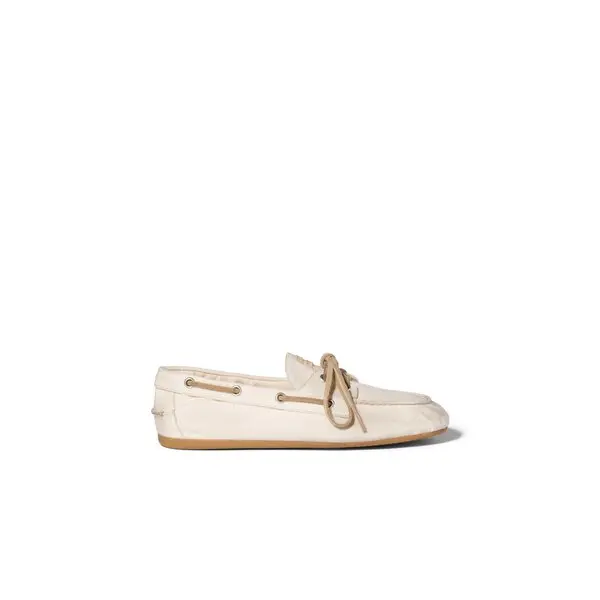 Miu Miu Canvas Deck Shoes