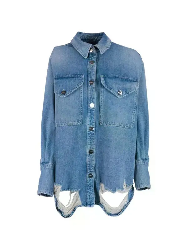 DONDUP Distressed-finish Shirt