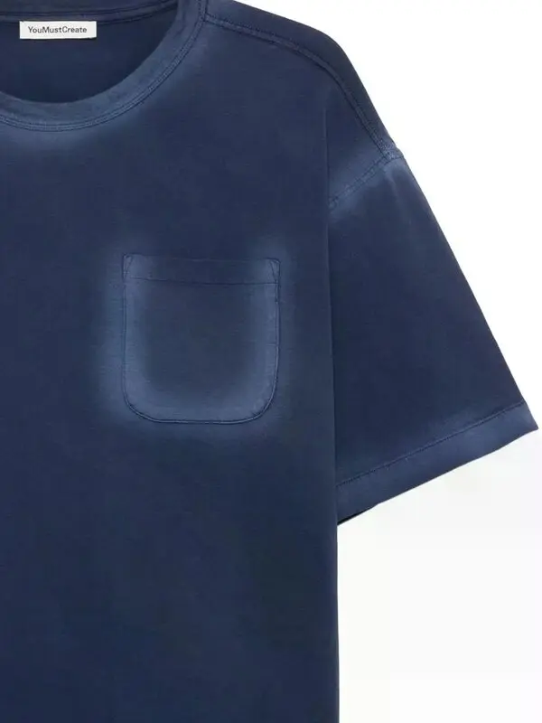 You Must Create Cotton T-shirt - Blue