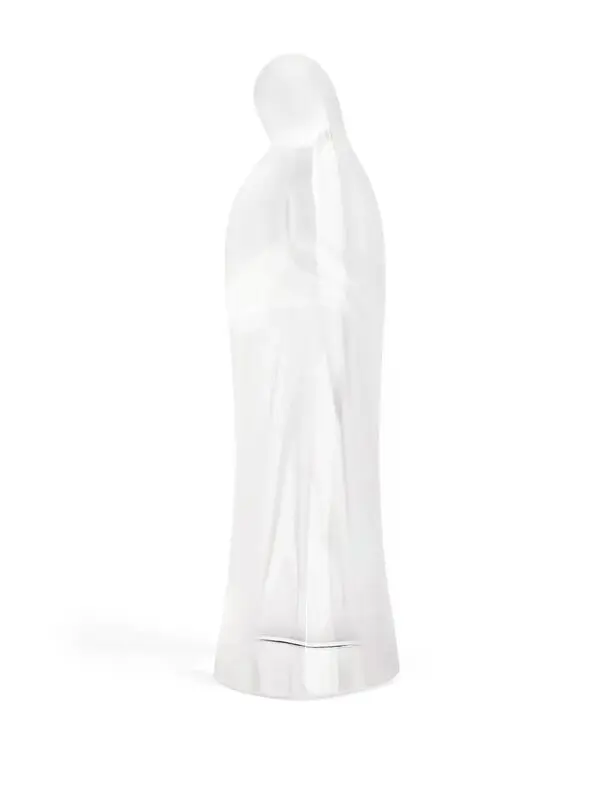 Lalique Virgin With Hands Together Crystal Figurine