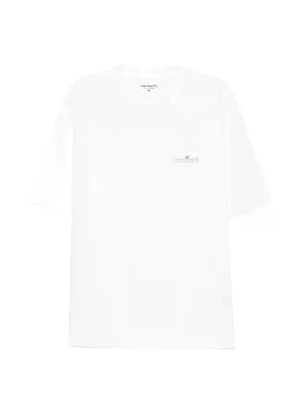 Carhartt Work In Progress Logo-embroidered T-shirt - White