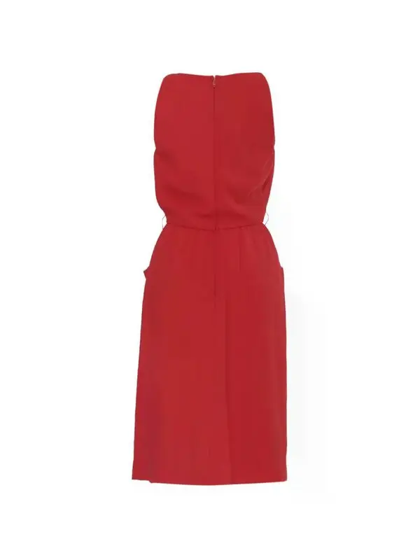 CAROLYNE ROEHM Sleeveless Pocket-detail Dress