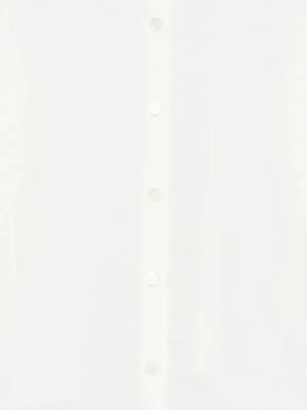 DUNST Sheer-finish Button-up Cardigan - White