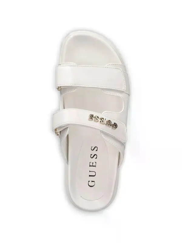 Guess Logo-plaque Touch-strap Slides