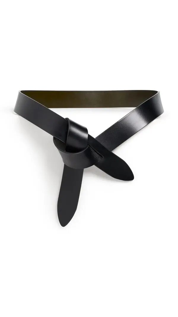 Isabel Marant Étoile Lecce Self-tie Belt - Khaki/black