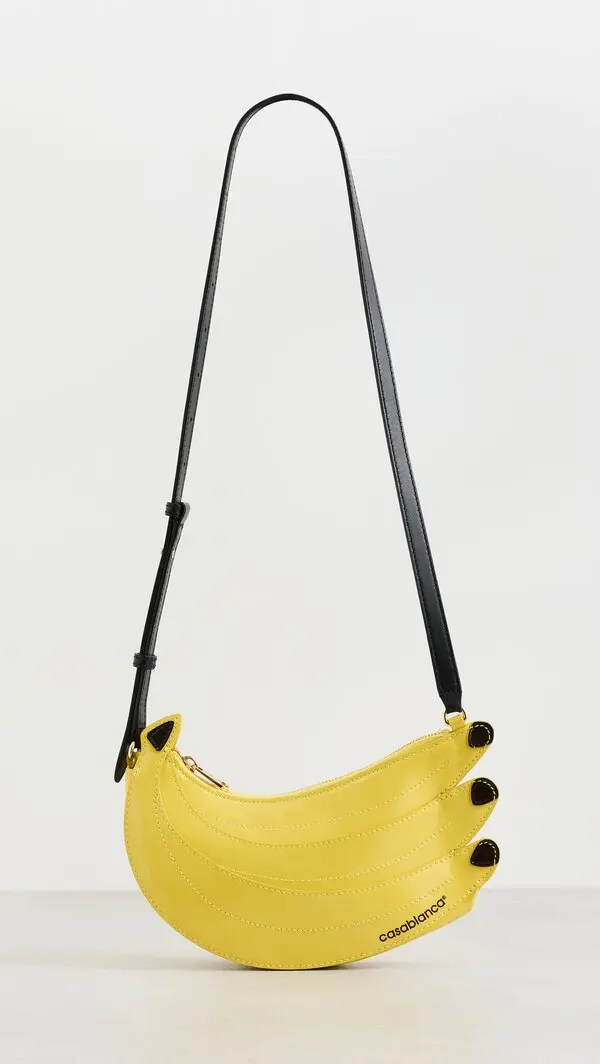 Casablanca Banana Shoulder Bag - Yellow