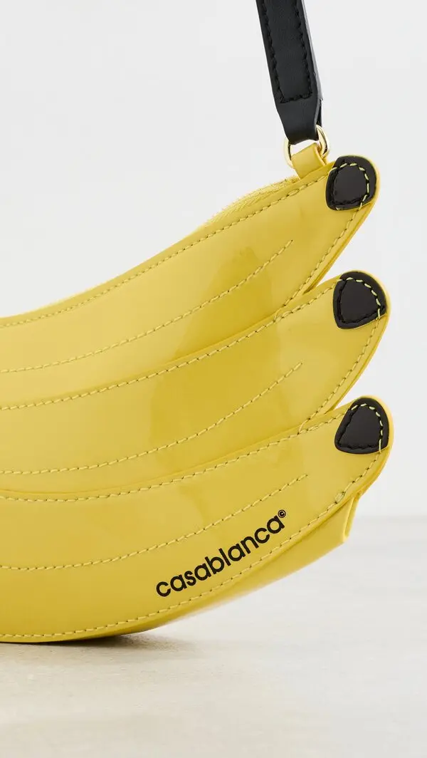 Casablanca Banana Shoulder Bag - Yellow