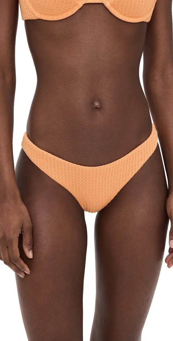 Peixoto Bella Full Bikini Bottom - Apricot