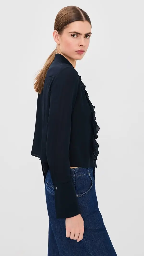 TWP Patti Button-down Top - Midnight
