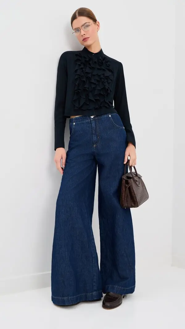 TWP Patti Button-down Top - Midnight