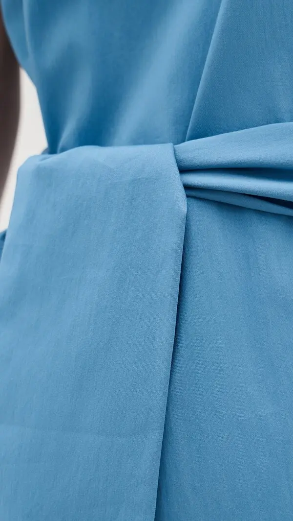 MEIMEIJ Poplin Top With Tie Waist