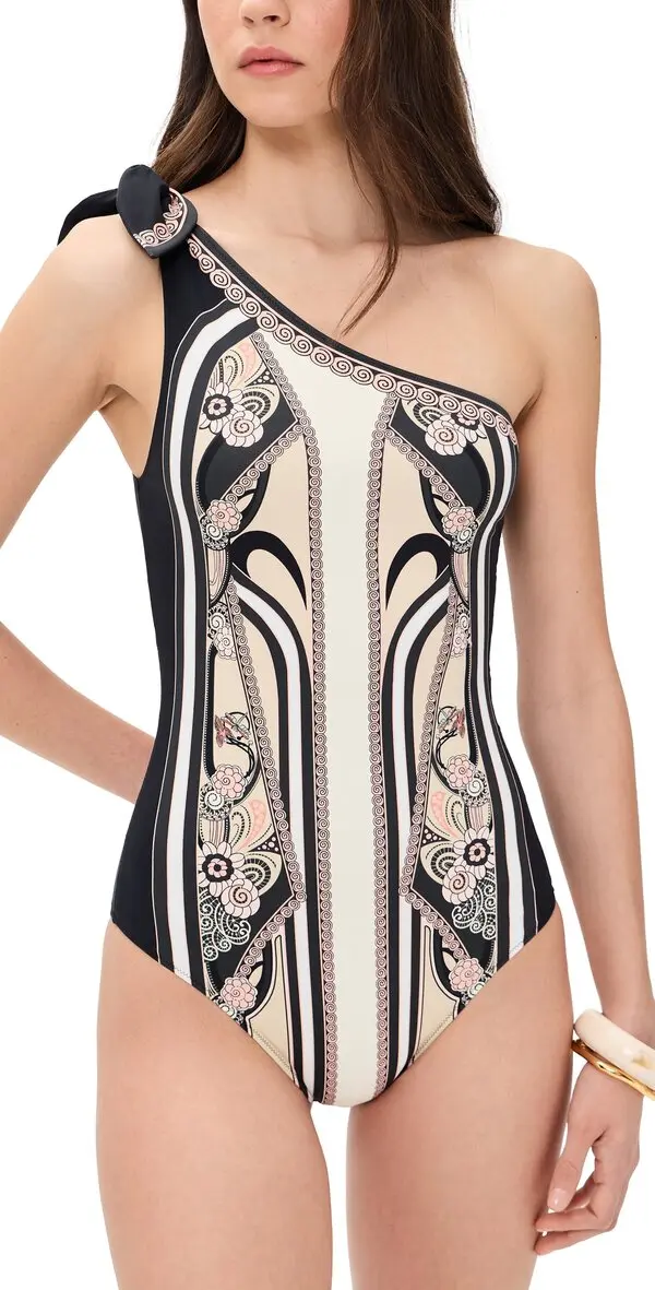 La DoubleJ Goddess Printed One-piece Swimsuit - Ambrosia Placee