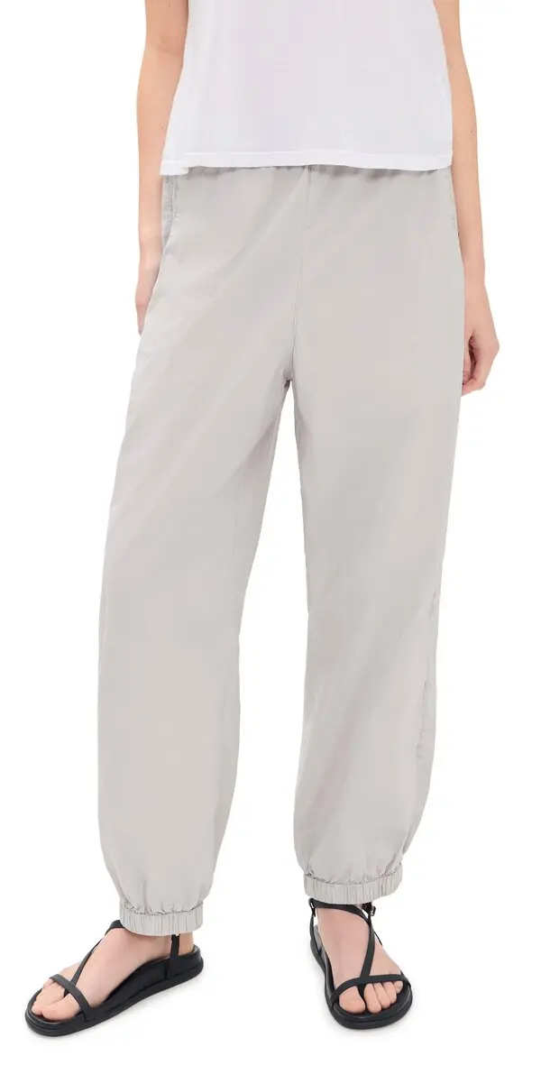 JAMES PERSE Stretch Poplin Parachute Pants