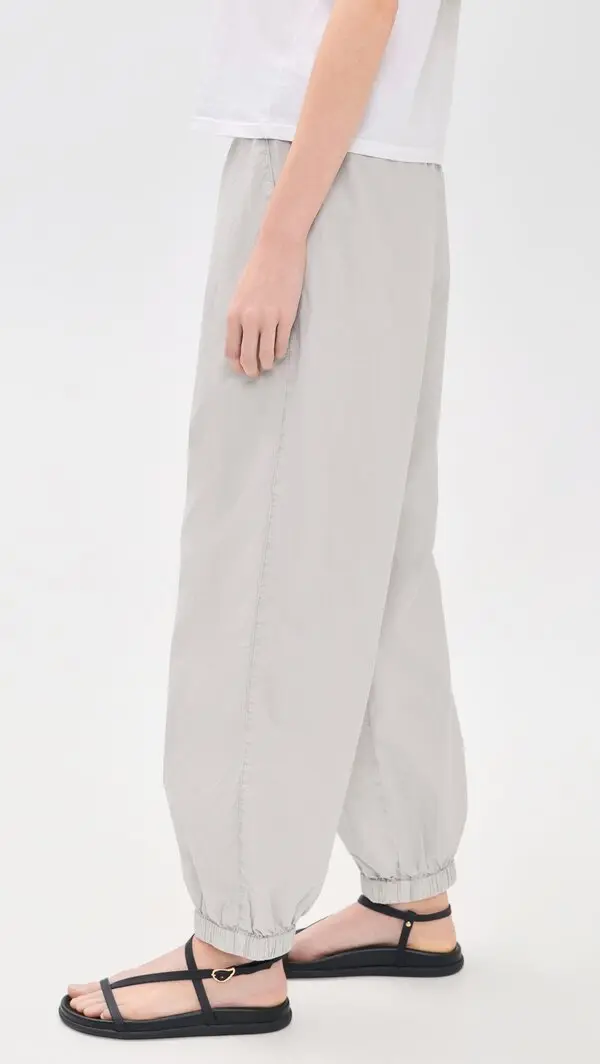 JAMES PERSE Stretch Poplin Parachute Pants