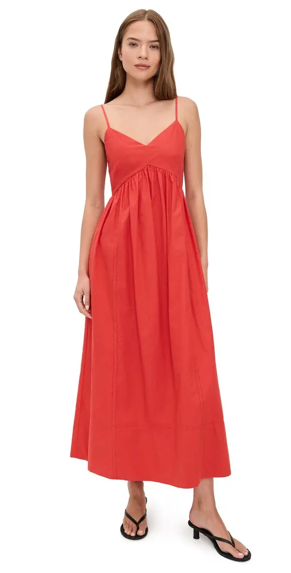 Jenni Kayne Peninsula Midi Dress - Tomato