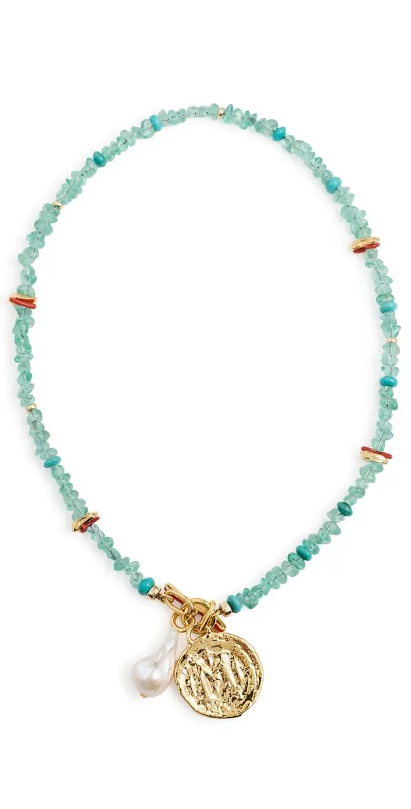 LIZZIE FORTUNATO Crystal Cala Necklace - Multi