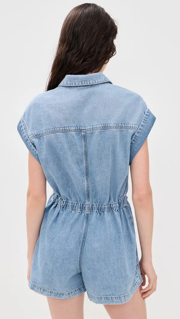 Paige Maliah Denim Romper - Revolution