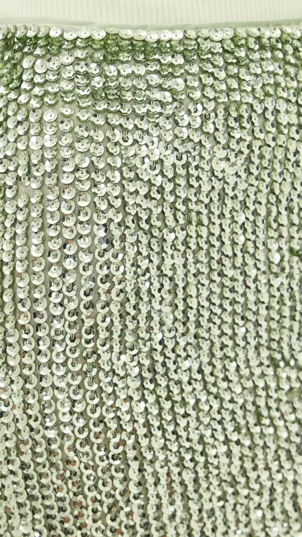 Alice + Olivia Ramos Sequin Fitted Miniskirt