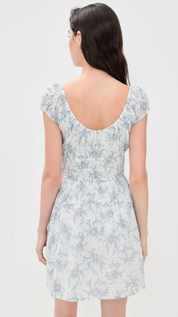 Paige Rosewood Dress - White/surf
