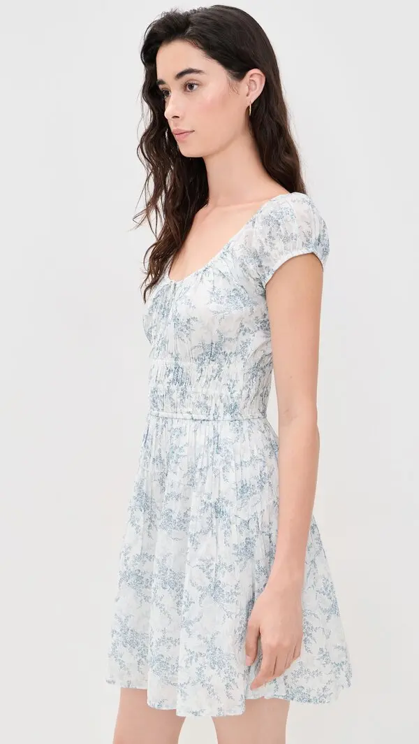 Paige Rosewood Dress - White/surf