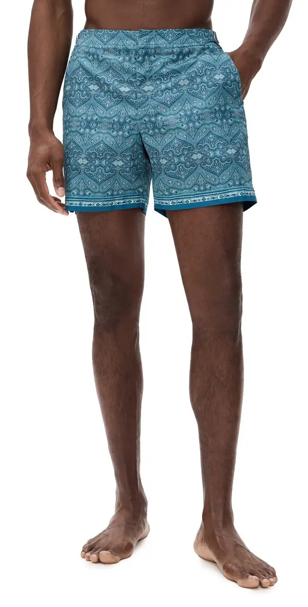 Orlebar Brown Bulldog Carnival Swim Trunks - Nova Blue