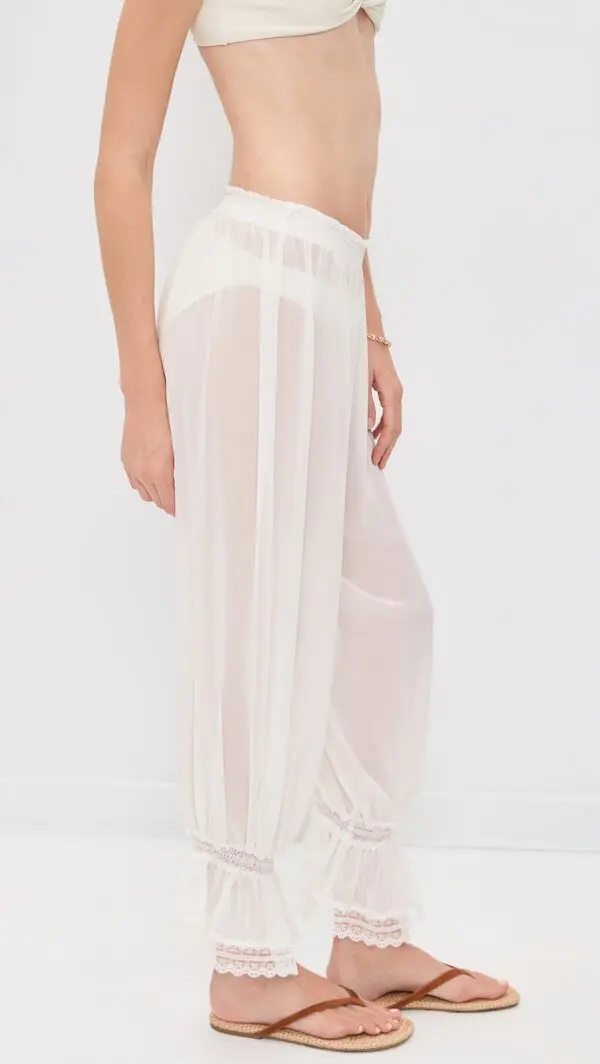 Caroline Constas Luella Lace Trimmed Pants