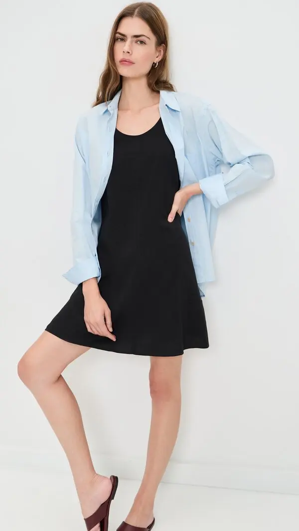 Theory Tank Flare Mini Dress