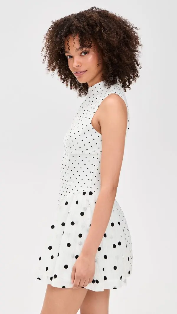 ANOTHER GIRL Polka-dot Mini Dress
