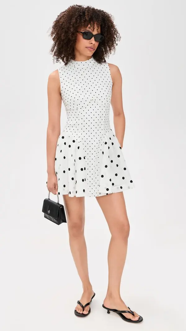ANOTHER GIRL Polka-dot Mini Dress