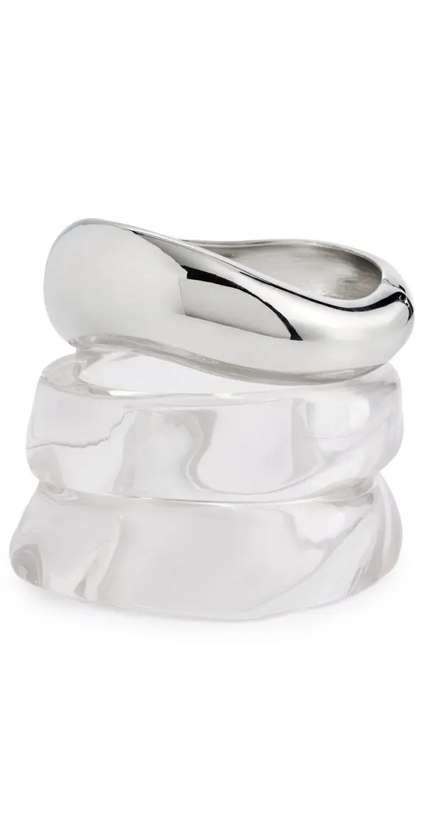 MAYAMAR Sierra Bangle Set - Clear
