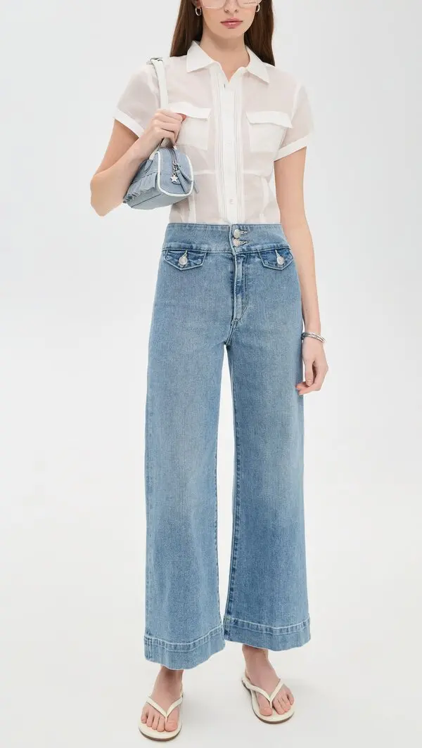Joe's Jeans The Ellia Wide Leg Ankle Jeans