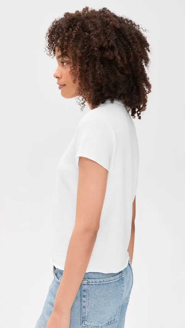 JAMES PERSE Slub Jersey Shrunken Tee