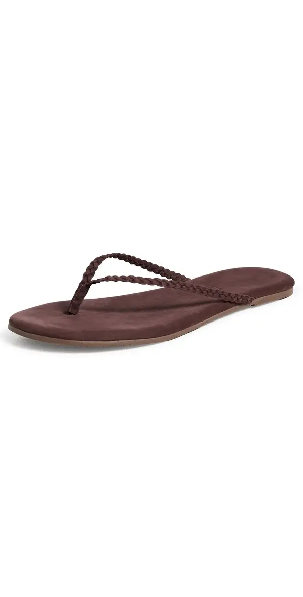Tkees Lily Braid Sandals - Bourbon