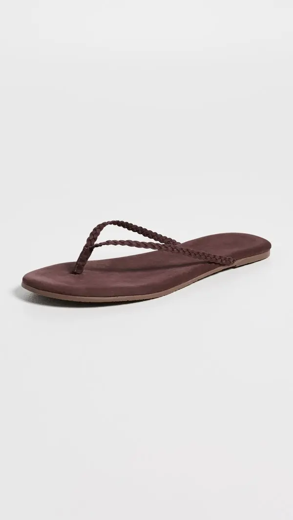 Tkees Lily Braid Sandals - Bourbon