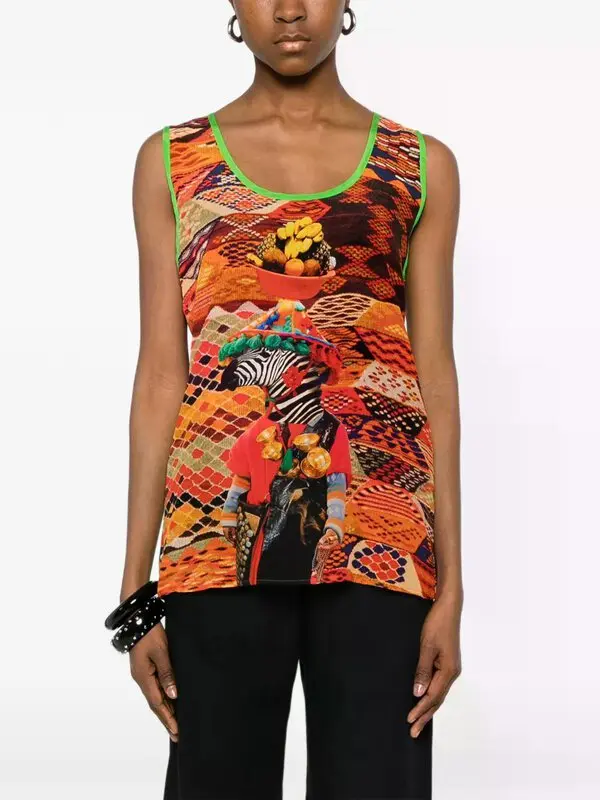 The Artistylist Graphic-print Tank Top