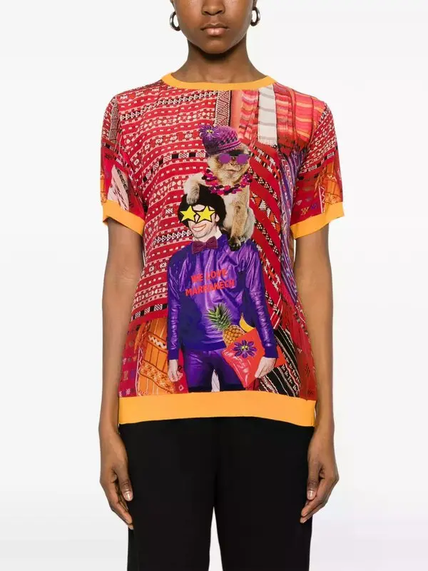 The Artistylist Graphic-print T-shirt - Red