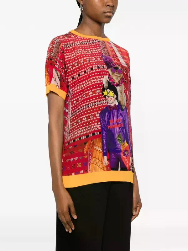The Artistylist Graphic-print T-shirt - Red